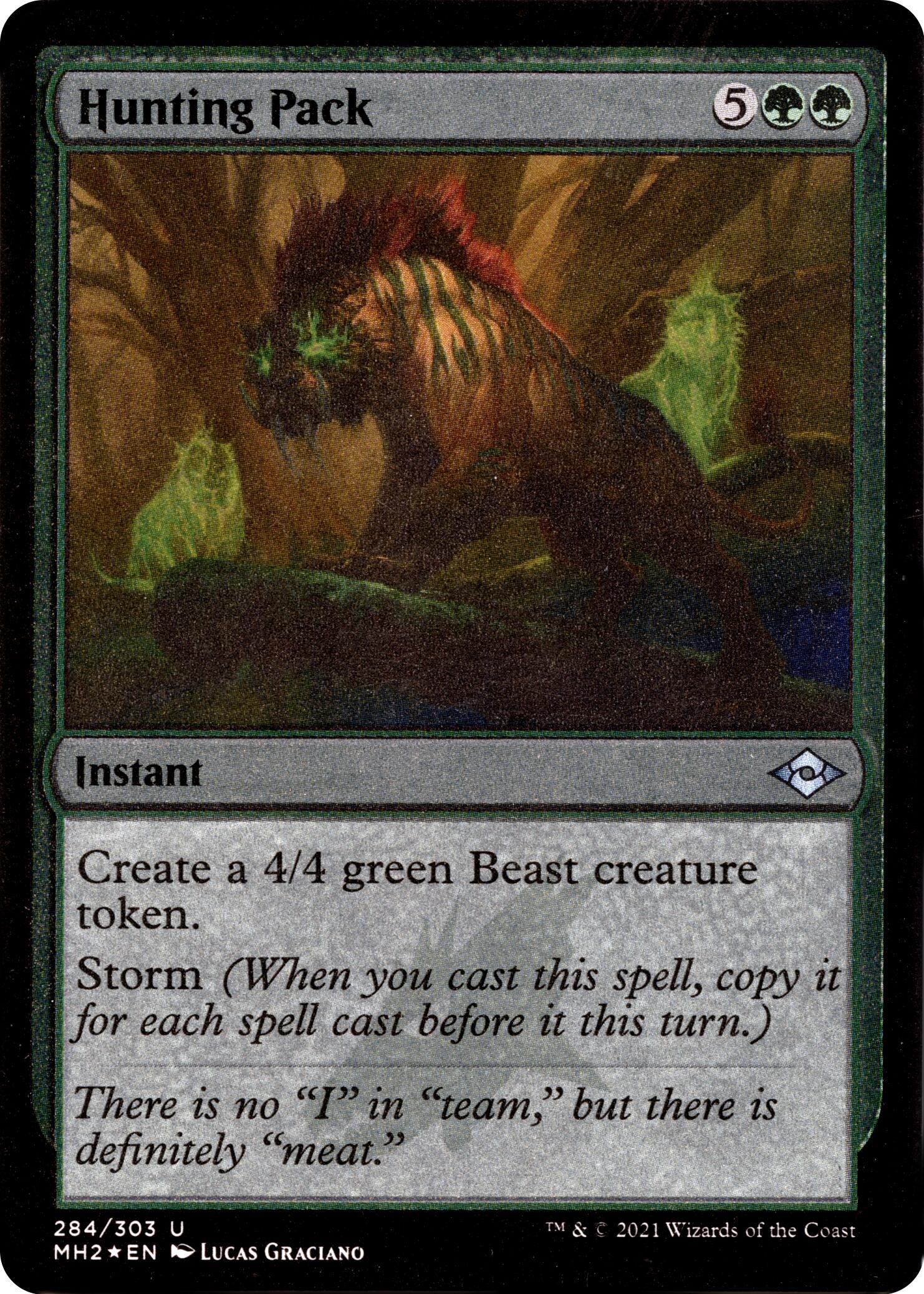 Hunting Pack (Foil Etched) - Modern Horizons 2 - Magic: The Gathering