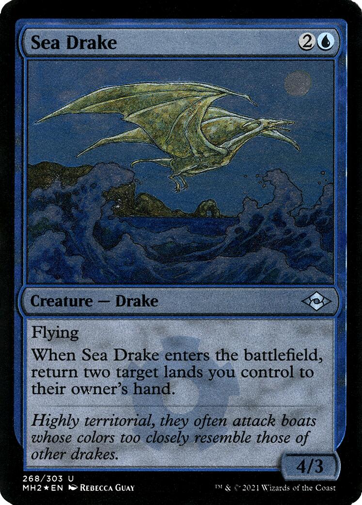 Sea Drake (Foil Etched) - Modern Horizons 2 - Magic: The Gathering