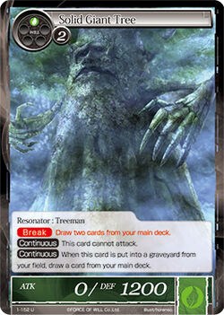 Solid Giant Tree - The Dawn of Valhalla - Force of Will