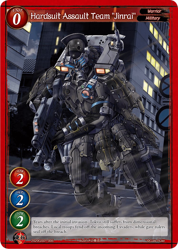 Hardsuit Assault Team "Jinrai" - Starter Deck: Giant Mechs & Yokai IN ...