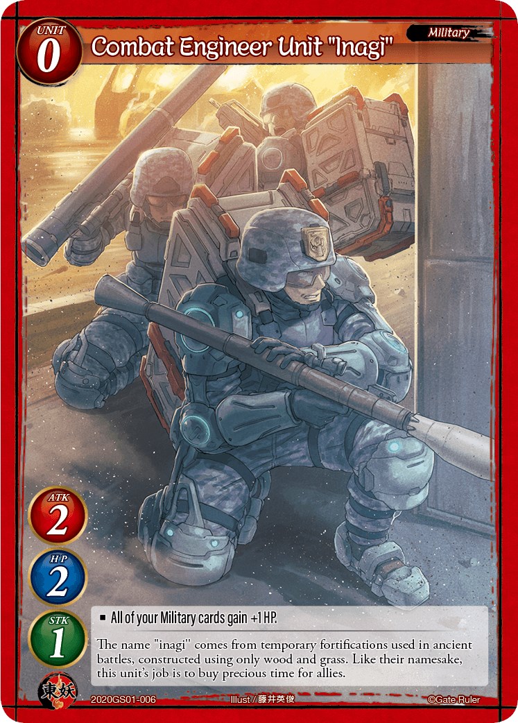Combat Engineer Unit "Inagi" - Starter Deck: Giant Mechs & Yokai IN ...