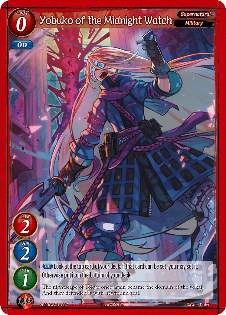 Yobuko of the Midnight Watch - Starter Deck: Giant Mechs & Yokai IN ...