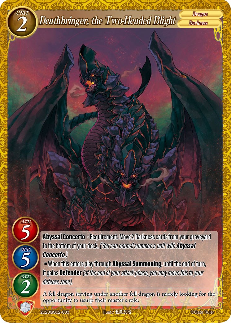 Deathbringer, the Two-Headed Blight - Starter Deck: Summon the Fell ...