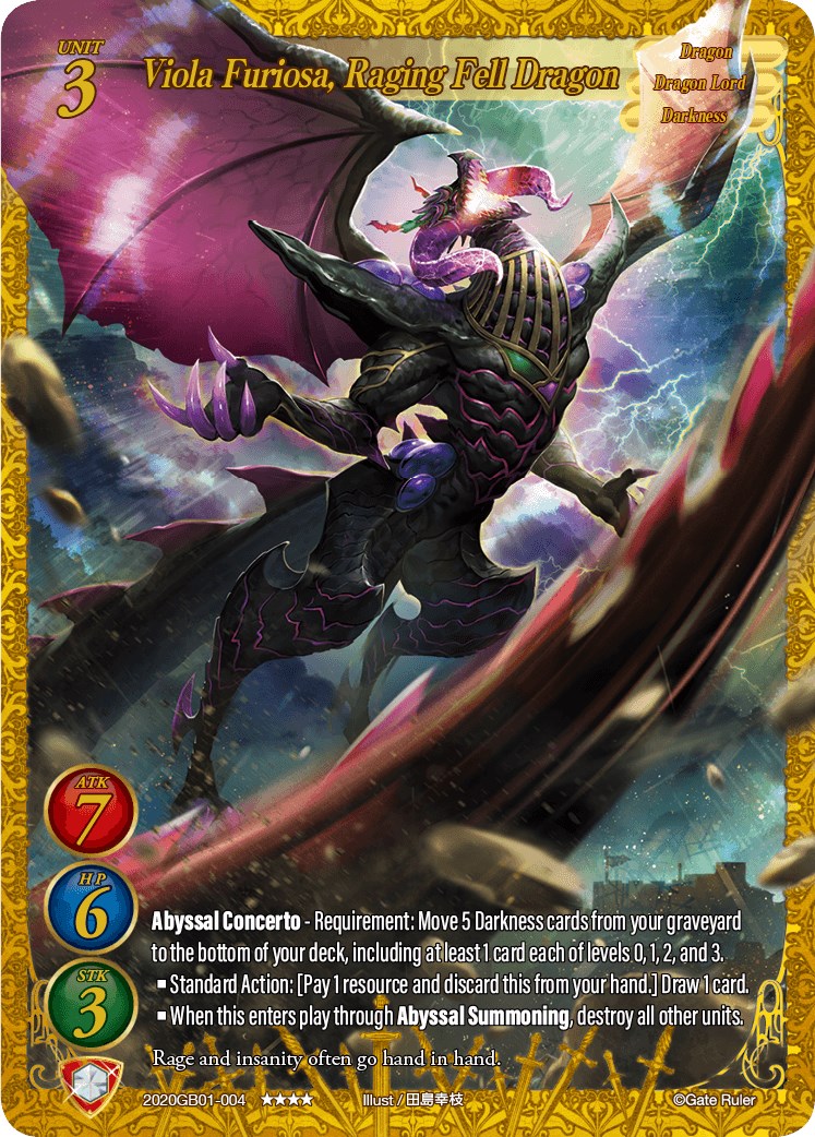 Viola Furiosa, Raging Fell Dragon - Dawn of the Multiverse Alliance ...