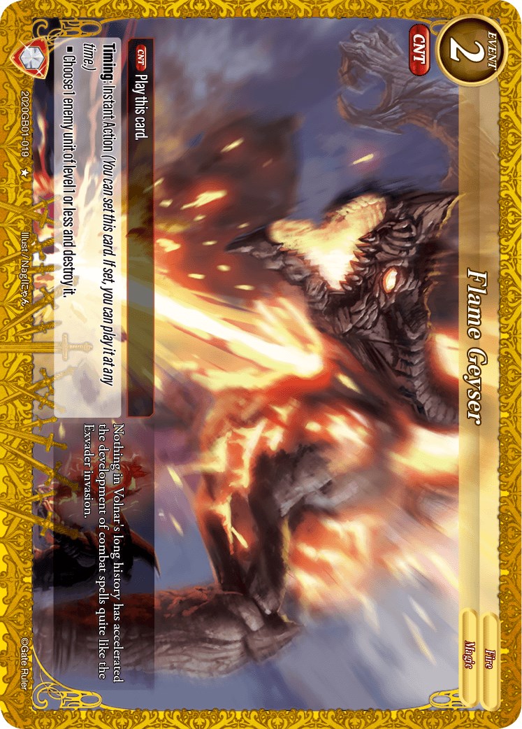 Flame Geyser - Dawn of the Multiverse Alliance - Gate Ruler