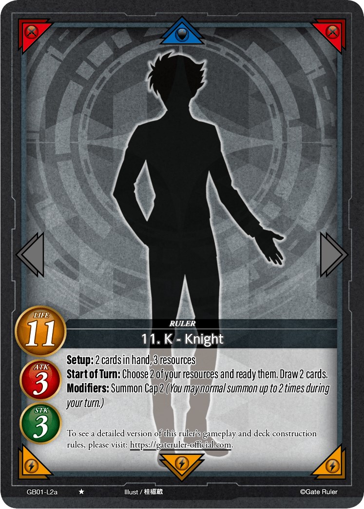 11. K - Knight (A) - Dawn of the Multiverse Alliance - Gate Ruler