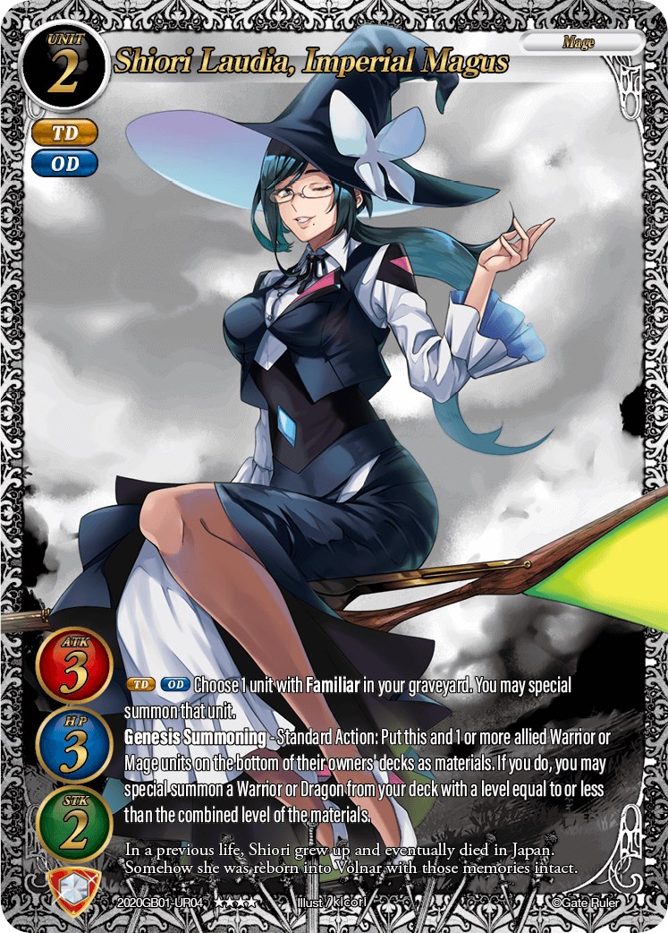 Shiori Laudia, Imperial Magus (Uber Rare) - Dawn of the Multiverse ...