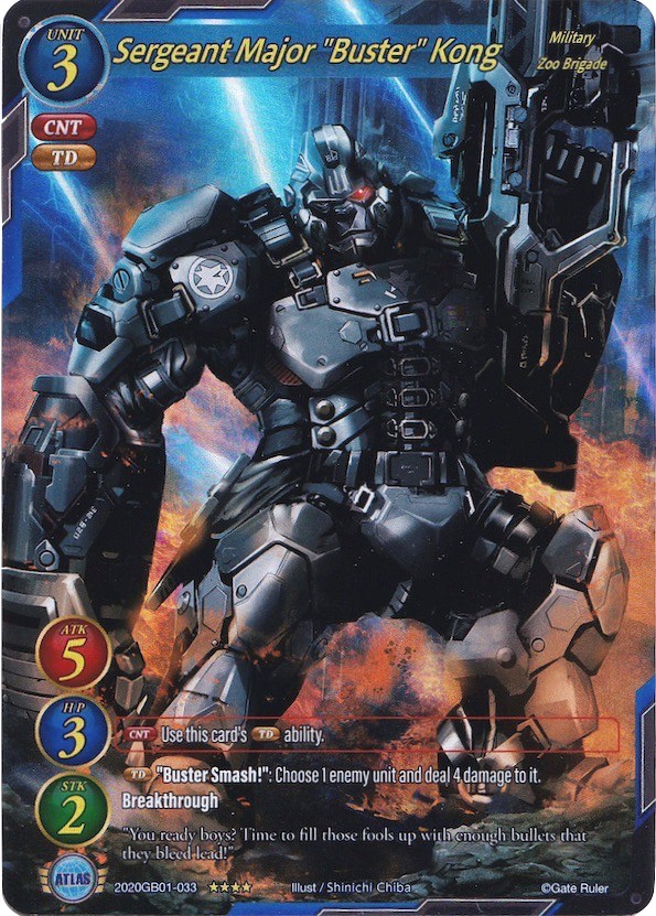 Sergeant Major "Buster" Kong (Full Art) - Dawn of the Multiverse ...