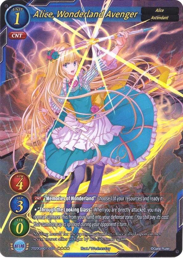 Alice, Wonderland Avenger (Full Art) - Dawn of the Multiverse Alliance ...