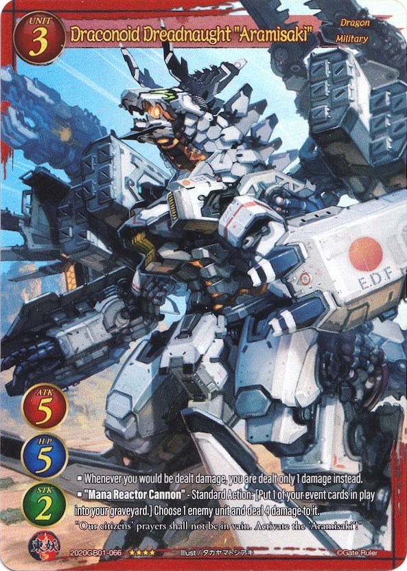 Draconoid Dreadnaught "Aramisaki" (Full Art) - Dawn of the Multiverse ...