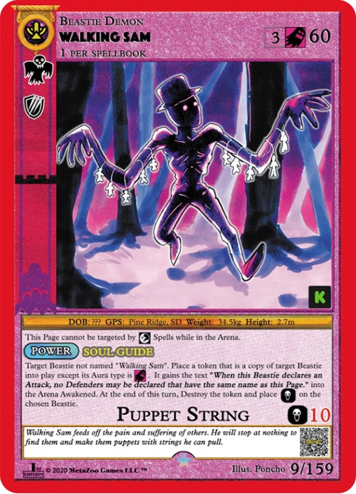 Walking Sam - Cryptid Nation: Kickstarter Edition - MetaZoo