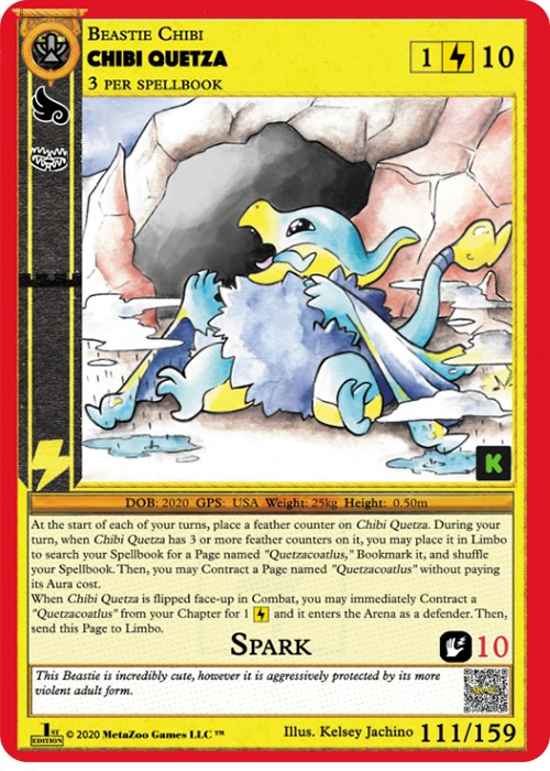 Chibi Quetza - Cryptid Nation: Kickstarter Edition - MetaZoo