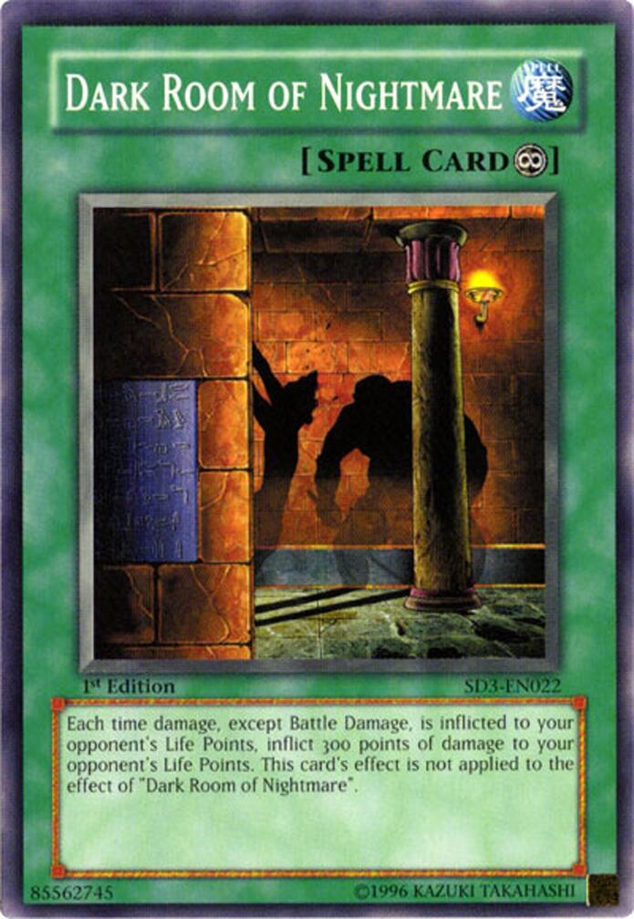 Dark Room of Nightmare - Structure Deck: Blaze of Destruction - YuGiOh