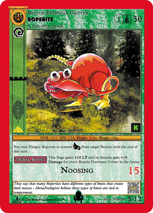 Roperite - Cryptid Nation: Kickstarter Edition Tribal Theme Decks - MetaZoo