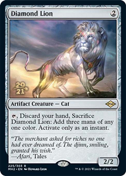 Diamond Lion - Prerelease Cards - Magic: The Gathering