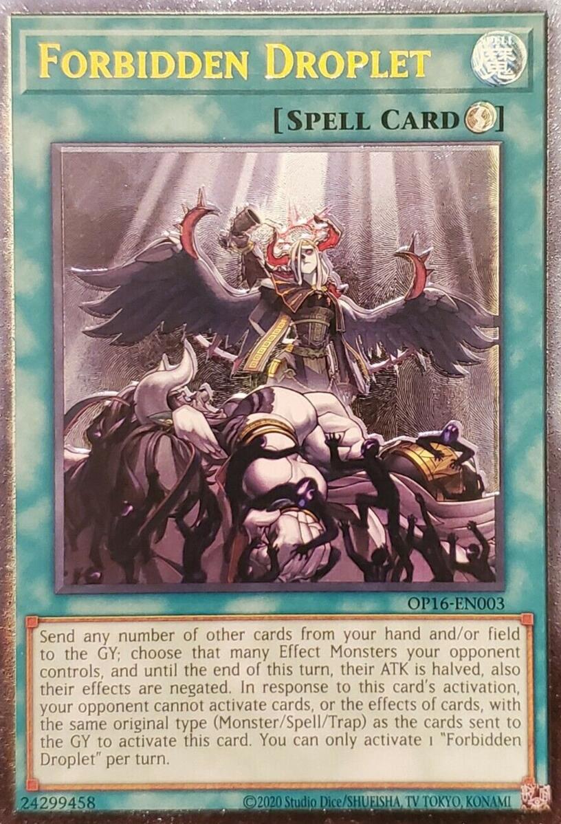Forbidden Droplet (UTR) - OTS Tournament Pack 16 - YuGiOh