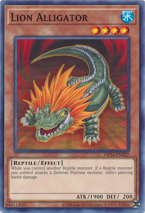 Lion Alligator - OTS Tournament Pack 16 - YuGiOh