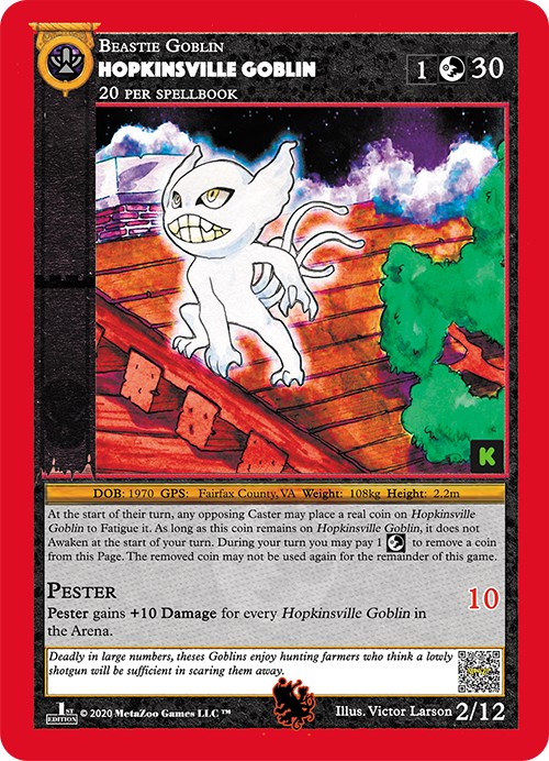 Hopkinsville Goblin - Cryptid Nation: Kickstarter Edition Tribal Theme ...