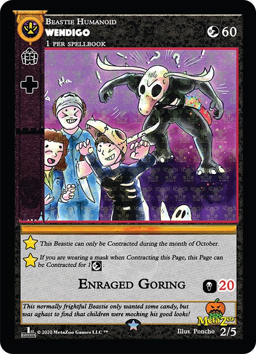 Wendigo (First Edition) - Holiday Promos - MetaZoo
