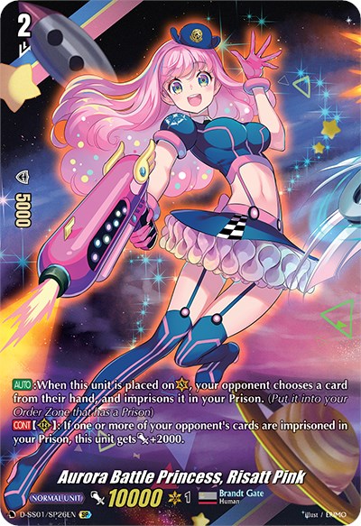Aurora Battle Princess, Risatt Pink (SP) - D-SS01: Festival Collection 2021 - Cardfight Vanguard