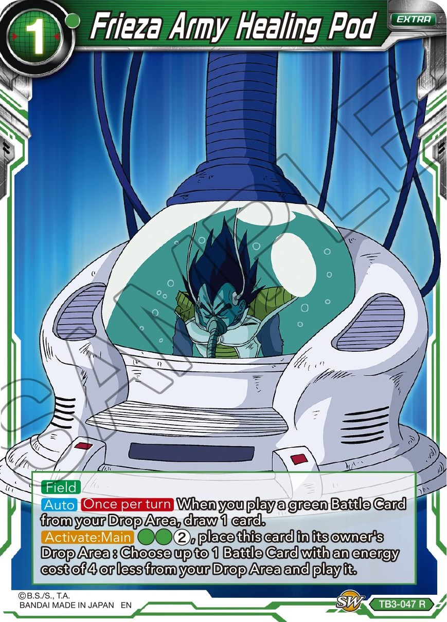 Frieza Army Healing Pod (Event Pack 08) - Tournament Promotion Cards ...