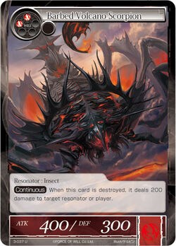 Barbed Volcano Scorpion - The Shaft of Light of Valhalla - Force of Will