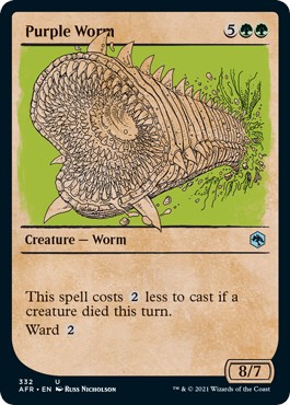 Purple Worm (Showcase) - Adventures in the Forgotten Realms - Magic ...