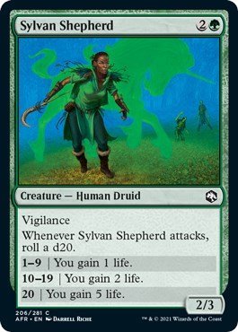 Sylvan Shepherd - Adventures in the Forgotten Realms - Magic: The Gathering