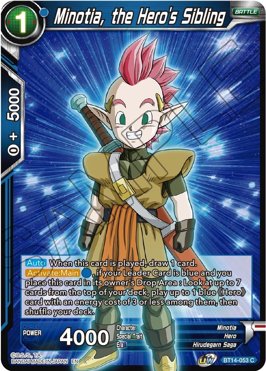 Minotia, the Hero's Sibling - Cross Spirits - Dragon Ball Super: Masters