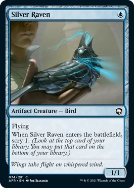 Silver Raven - Adventures in the Forgotten Realms - Magic: The Gathering