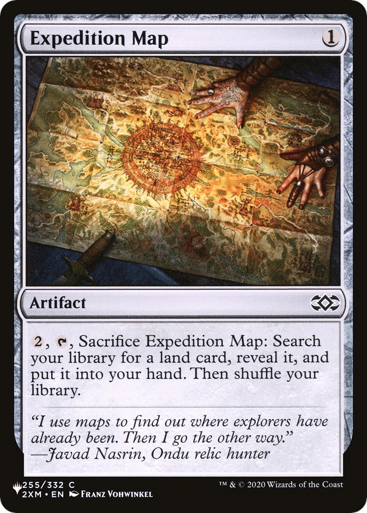 Expedition Map - The List Reprints - Magic: The Gathering
