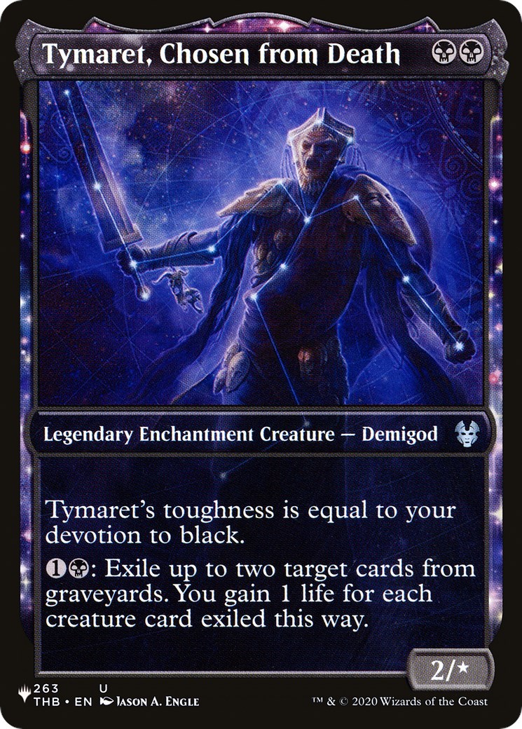 Tymaret, Chosen from Death (Showcase) - The List Reprints - Magic: The ...