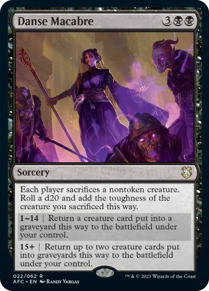Danse Macabre - Commander: Adventures in the Forgotten Realms - Magic ...