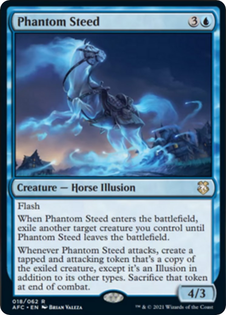 Phantom Steed - Commander: Adventures in the Forgotten Realms - Magic ...