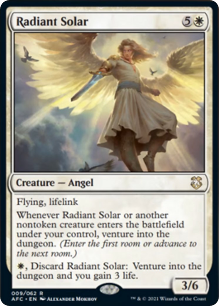Radiant Solar - Commander: Adventures in the Forgotten Realms - Magic ...