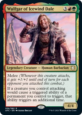 Wulfgar of Icewind Dale - Commander: Adventures in the Forgotten Realms ...