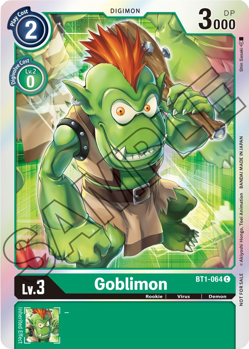 Goblimon - BT1-064 (Event Pack 1) - Release Special Booster - Digimon ...
