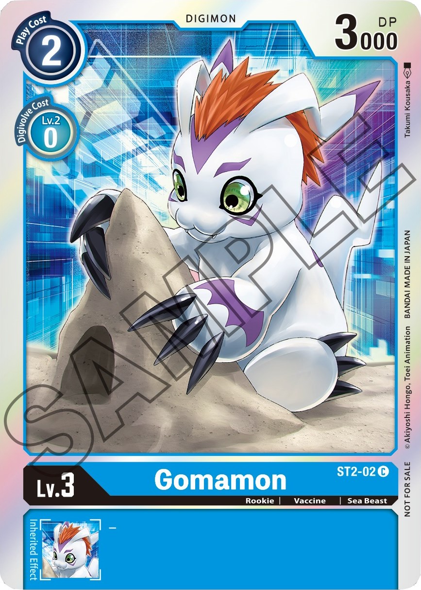 Gomamon - ST2-02 (Event Pack 1) - Starter Deck 02: Cocytus Blue ...