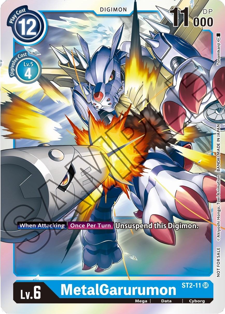 MetalGarurumon - ST2-11 (Event Pack 1) - Starter Deck 02: Cocytus Blue ...