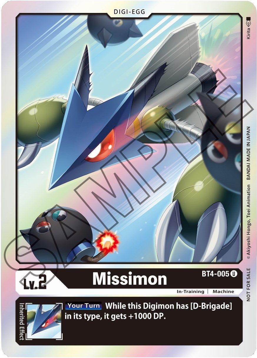 Missimon - BT4-005 (Event Pack 1) - Great Legend - Digimon Card Game