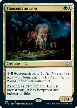 Fleecemane Lion - Commander: Adventures in the Forgotten Realms - Magic: The Gathering