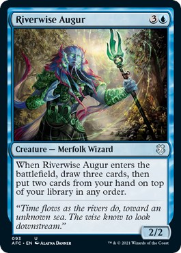 Riverwise Augur - Commander: Adventures in the Forgotten Realms - Magic ...