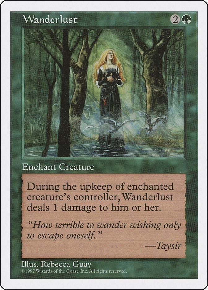 Wanderlust - Fifth Edition - Magic: The Gathering