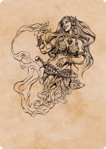 Djinni Windseer (Showcase) Art Card - Art Series: Adventures in the ...