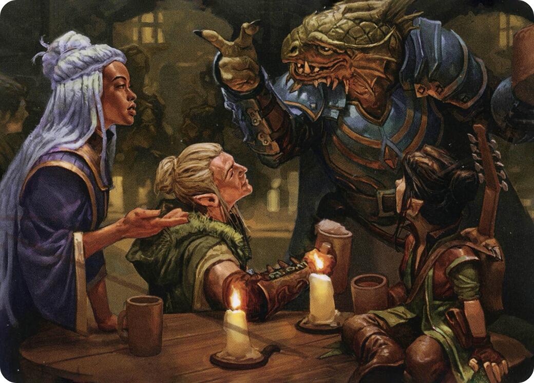 You Meet in a Tavern Art Card - Art Series: Adventures in the Forgotten ...