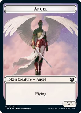 Angel Token - Adventures in the Forgotten Realms - Magic: The Gathering