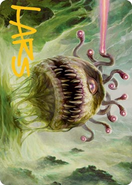 Beholder Art Card (Gold-Stamped Signature) - Art Series: Adventures in ...