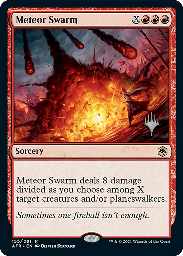 Meteor Swarm - Promo Pack: Adventures in the Forgotten Realms - Magic ...