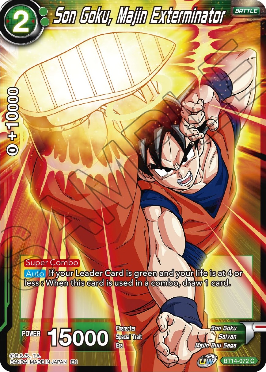 Son Goku, Majin Exterminator - Cross Spirits - Dragon Ball Super CCG