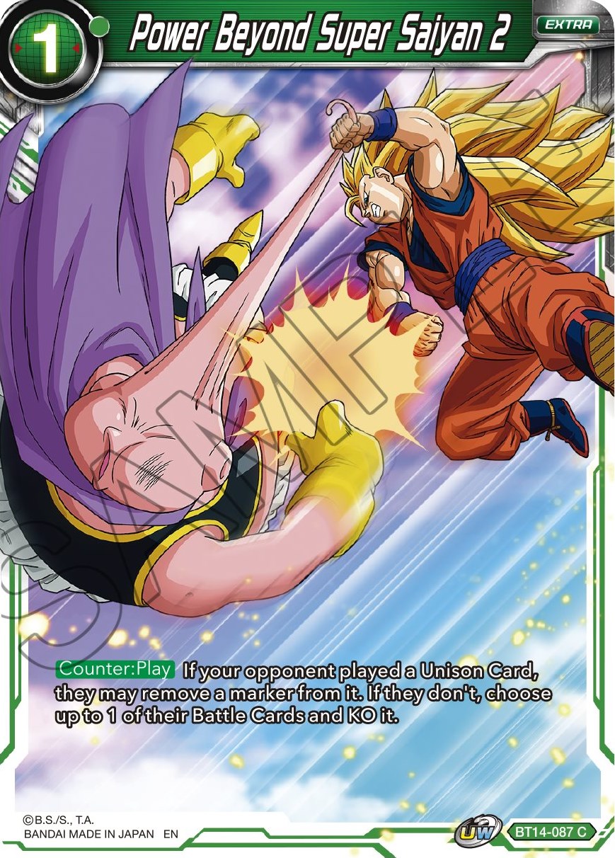 Power Beyond Super Saiyan 2 - Cross Spirits - Dragon Ball Super CCG